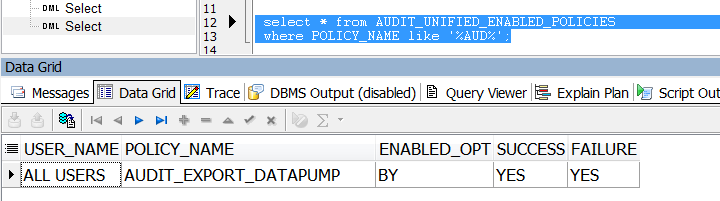 how to disable oracle unified auditing – Geodata Master