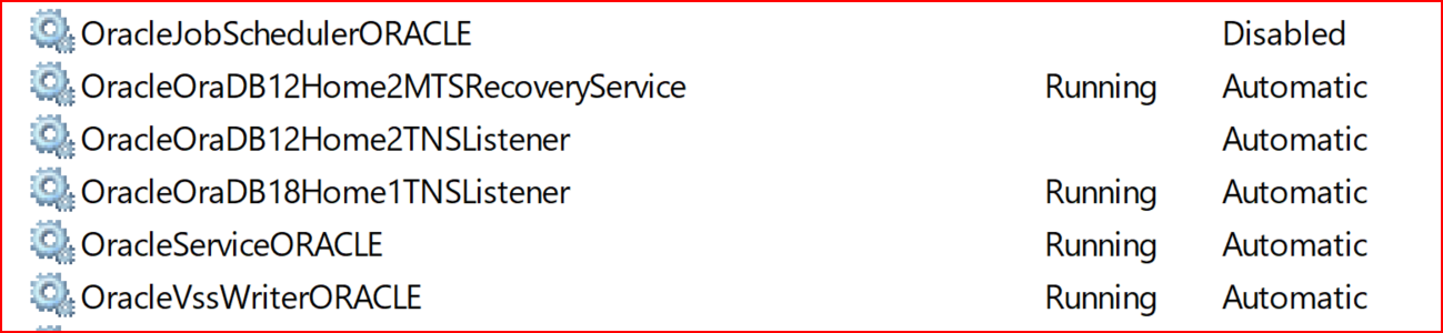 Patching Oracle 18c database in Windows – Geodata Master