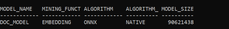 How to load a vector embedding model into Oracle 26ai – Geodata Master